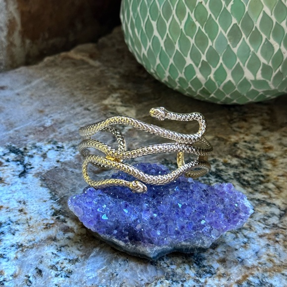 Hand Crafted | Jewelry | 25 Gold Snake Arm Bracelet | Poshmark